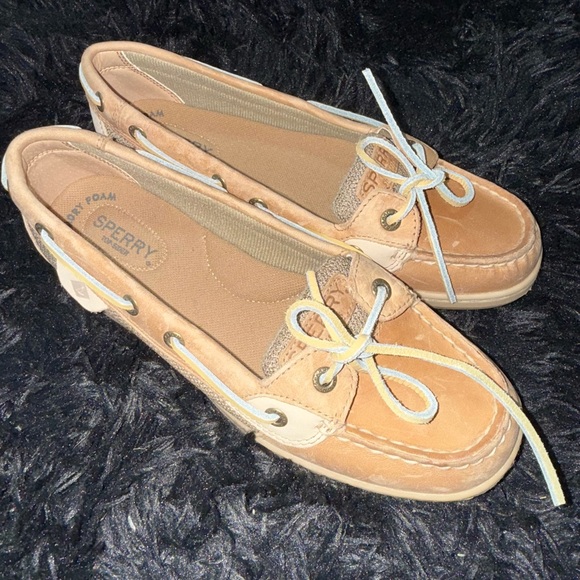 Sperry | Shoes | Sperry Tan Flats Moccasinstyle Loafers | Poshmark